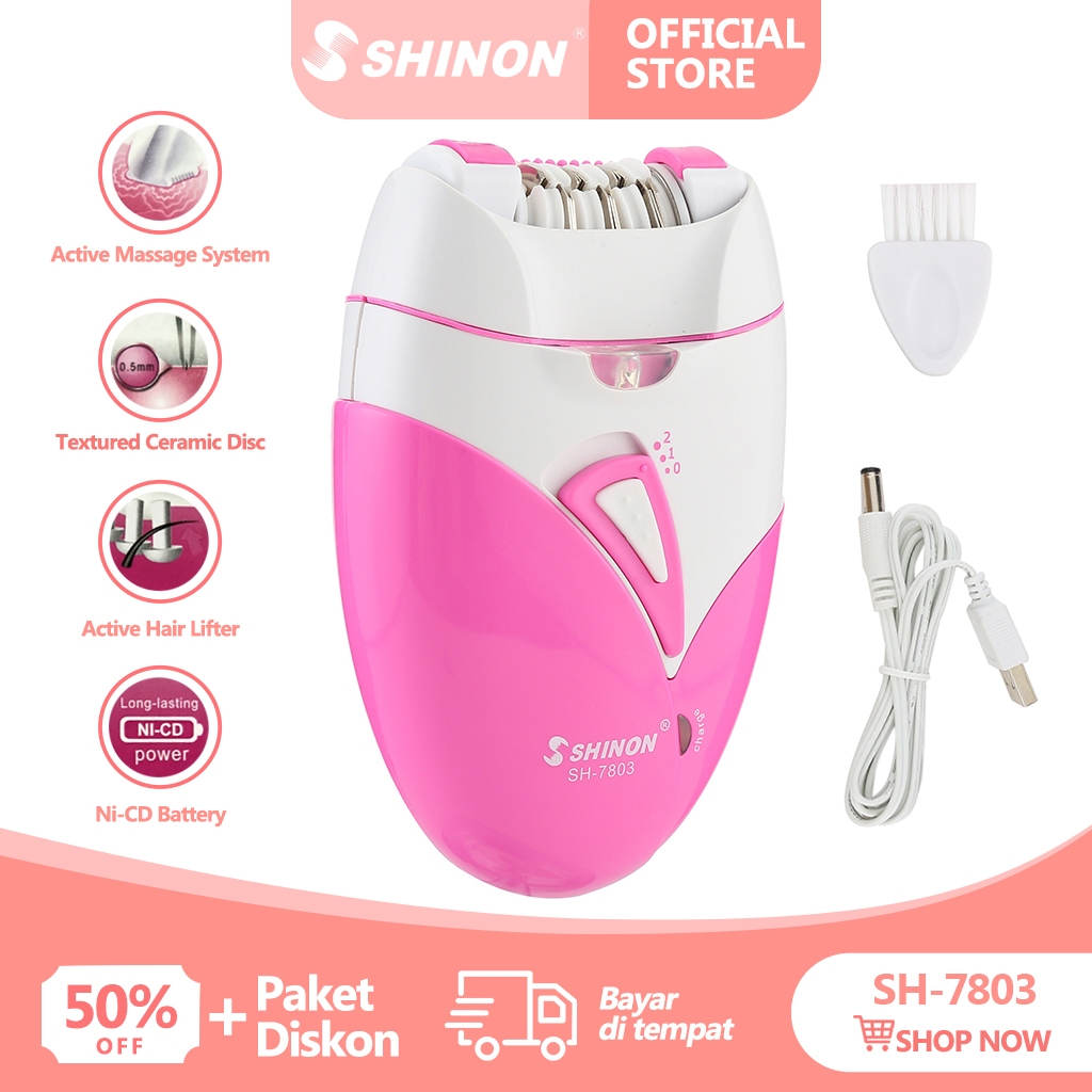 Jual SHINON SH-7803 Epilator Pencabut Bulu Elektrik / Pencabut Ketiak ...
