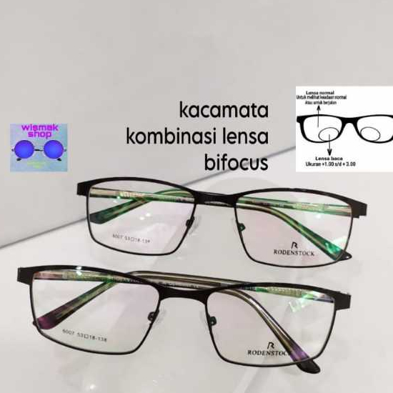 Jual Kacamata lensa bifocus kryptok baca kombinasi jauh lensa asli kaca ...