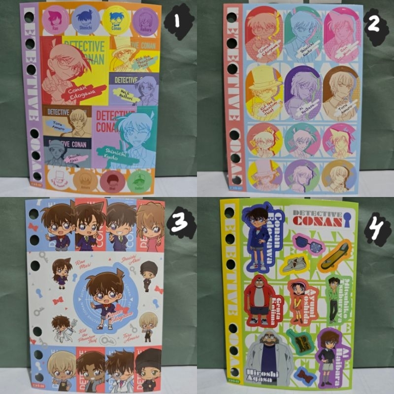 Jual [OFFICIAL] Detective Conan Sticker Set Original Bandai Merchandise ...