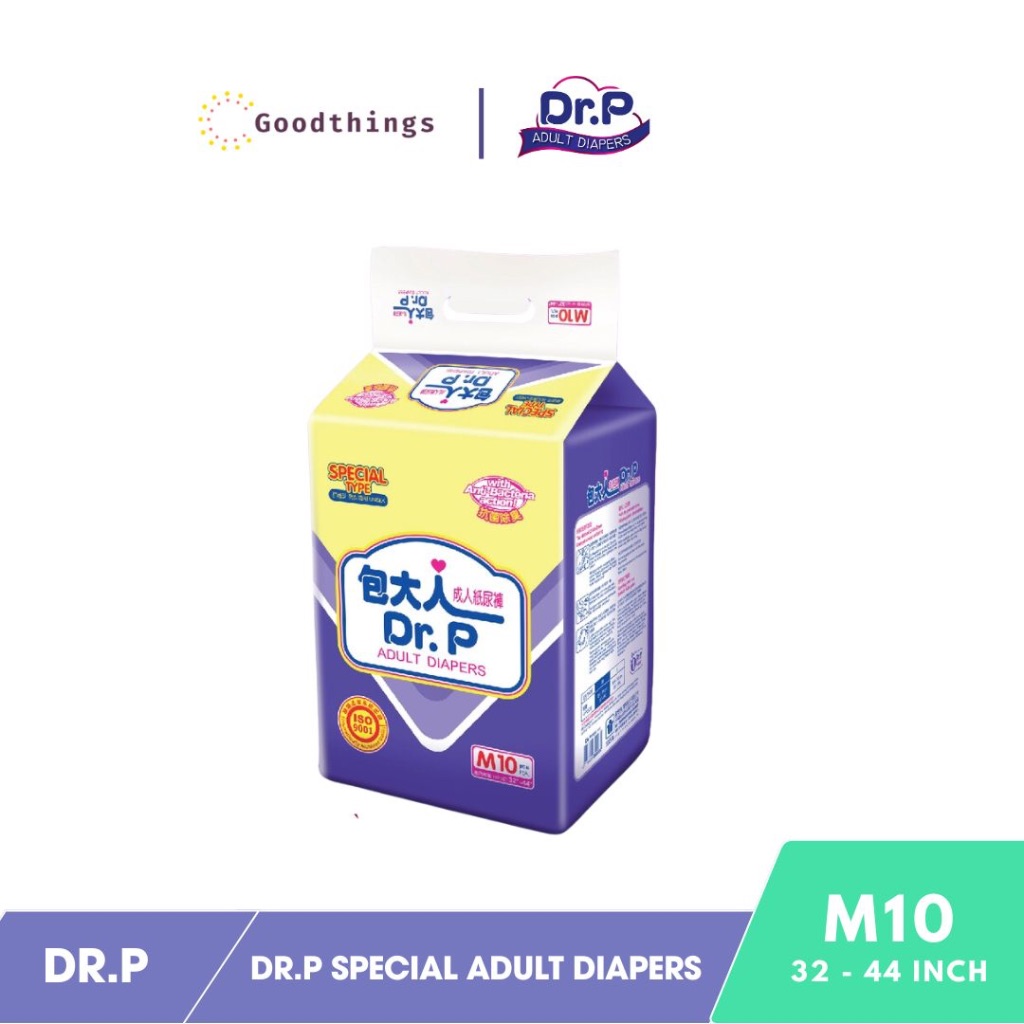 Jual DR.P Adult Diapers Popok Dewasa Special Type M10 | Shopee Indonesia