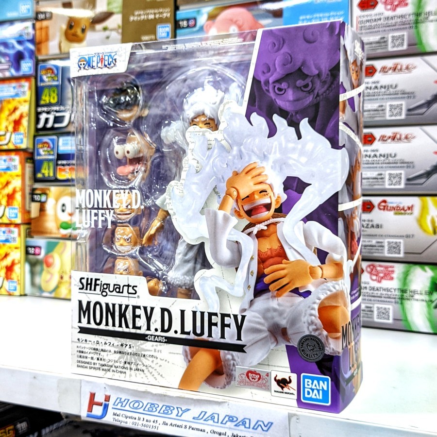 Jual S.H.Figuarts SHF MONKEY D LUFFY GEAR 5 Sun God Nika One Piece 5th ...