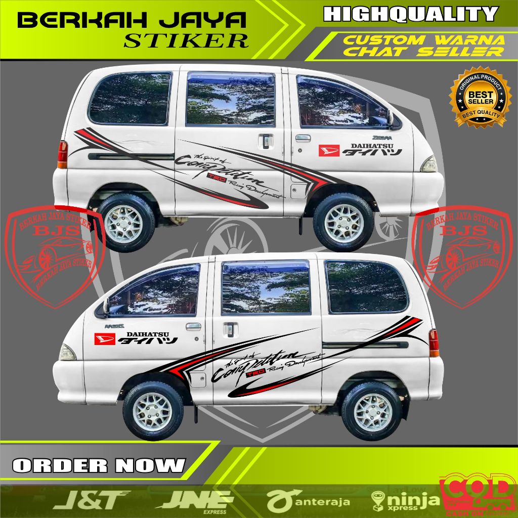 Jual Stiker Striping Body Mobil Cutting Stiker Daihatsu Espass Simple Elegan | Shopee Indonesia