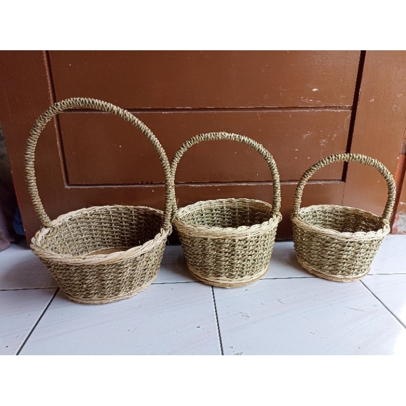 Jual keranjang bunga / keranjag buah / keranjang parcel / leranjang ...