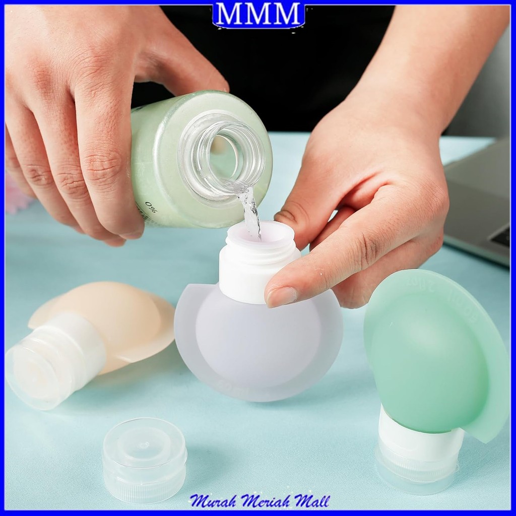 Jual MMM Refil Botol Sabun Shampoo Mandi 90ml Botol Sabun Lotion Travel ...