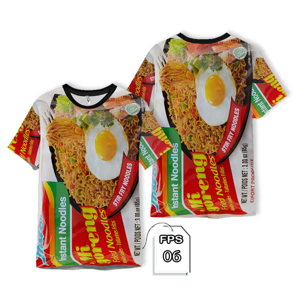 Jual KAOS INDOMIE RASA MIE GORENG Baju DEWASA GAMBAR INDOMIE KAOS LUCU ...