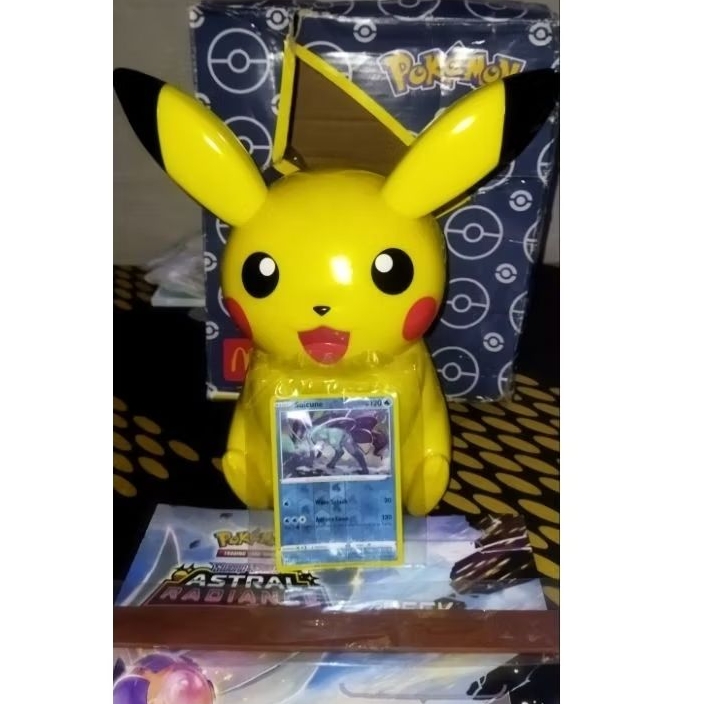 Jual Popcorn Bucket Pikachu Complete with Card | Shopee Indonesia