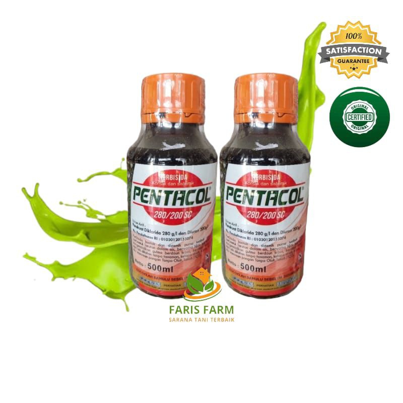 Jual PENTACOL 280/200SC @1L HERBISIDA ANTI RUMPUT LULANGAN | Shopee ...