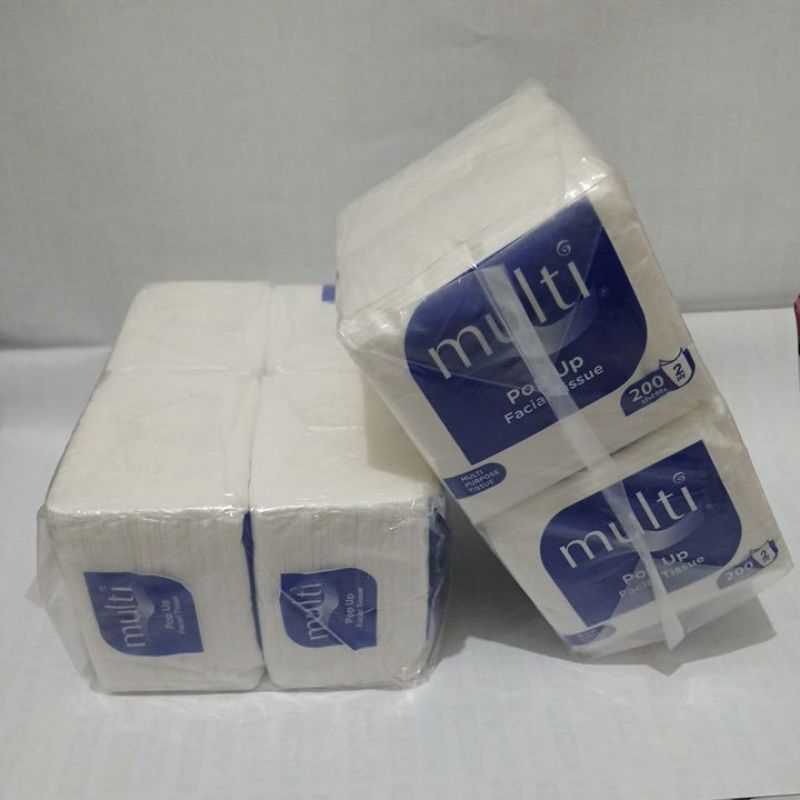 Jual Tisu Multi Pop Up 200lbr 2ply (isi 4 pcs) | Shopee Indonesia