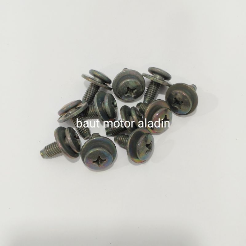 Jual Baut Body Yamaha Hijau (5 pcs) | Shopee Indonesia