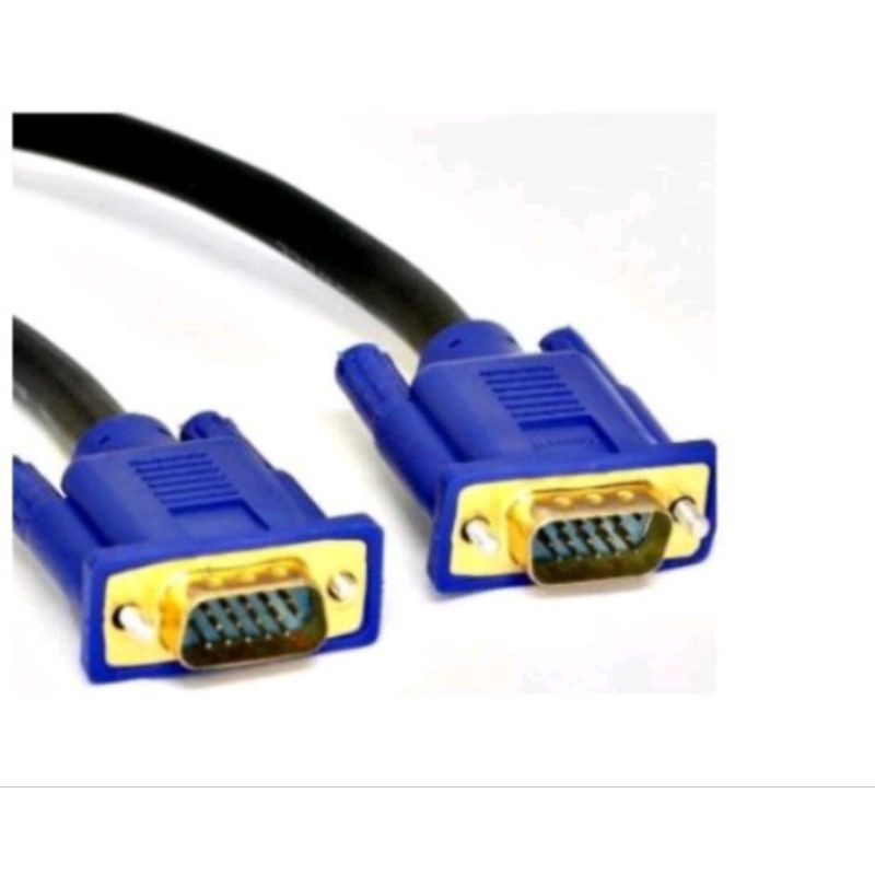 Jual Kabel VGA Kepala Gold 3 meter Male to Male / Kabel vga 3 Meter GOLD Support high resolution ...