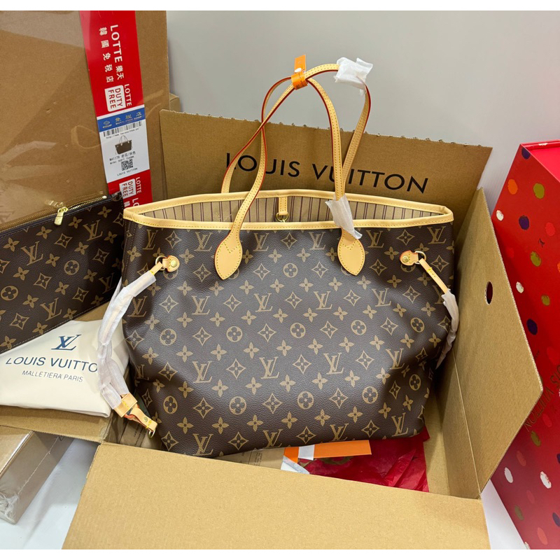 Jual TAS LV NEVERFULL MEDIUM SERAP AIR DOUBLE BOX | Shopee Indonesia