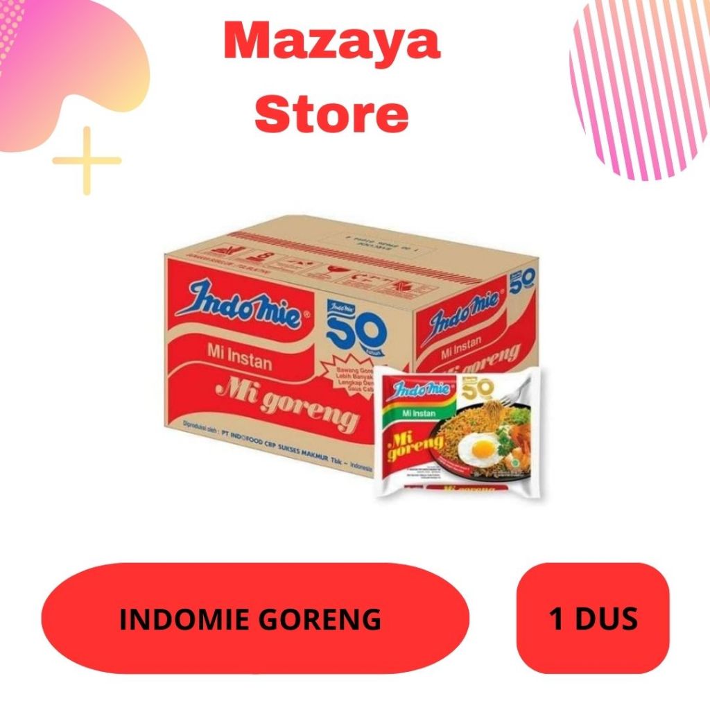 Jual *MAZAYA STORE* INDOMIE || INDOMIE GORENG SPESIAL 1 DUS || MIE ...