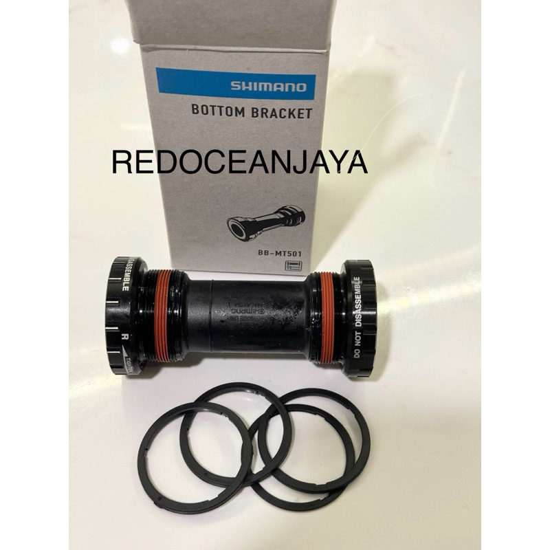 Jual shimano Bb HT2 MT501 Bottom Bracket Hollowtech II Drat Original mtb not SM BB52 BB 52 ...