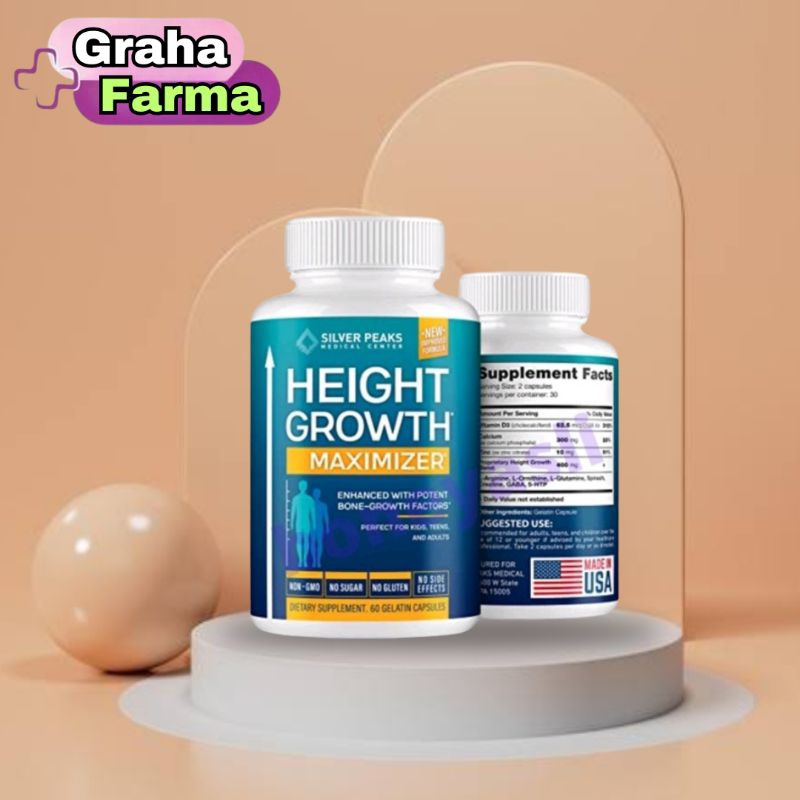 Jual Terbaik HEIGHT GROWTH MAXIMIZER ASLI 100% OBAT PENINGGI BADAN ...