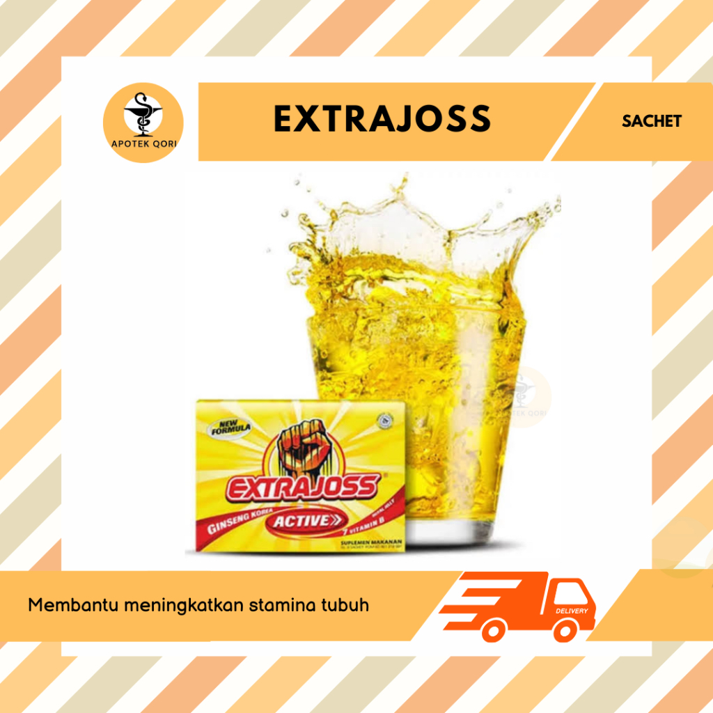 Jual EXTRAJOSS ACTIVE SACHET/MENINGKATKAN STAMINA TUBUH | Shopee Indonesia