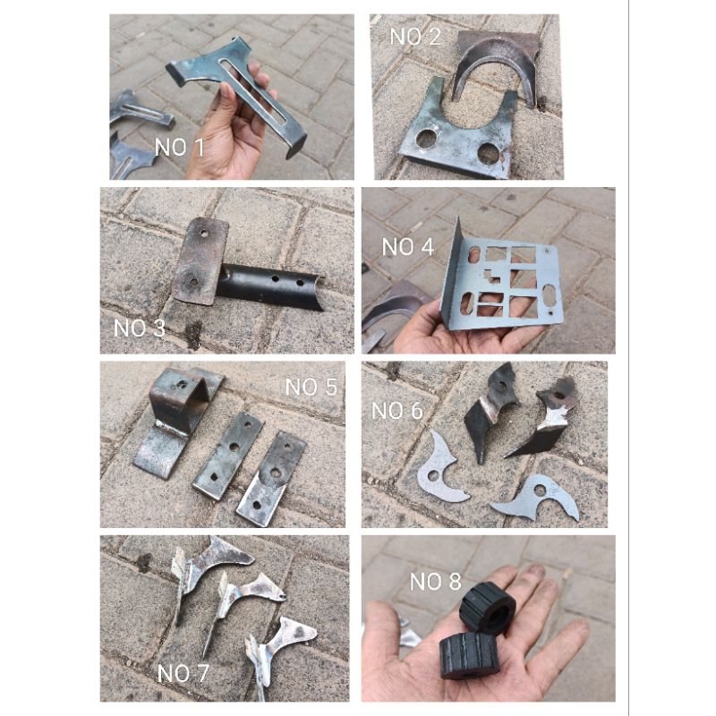 Jual Pangkon tangki 2in1 buat dua body cb gl100/dudukan soket besi ...