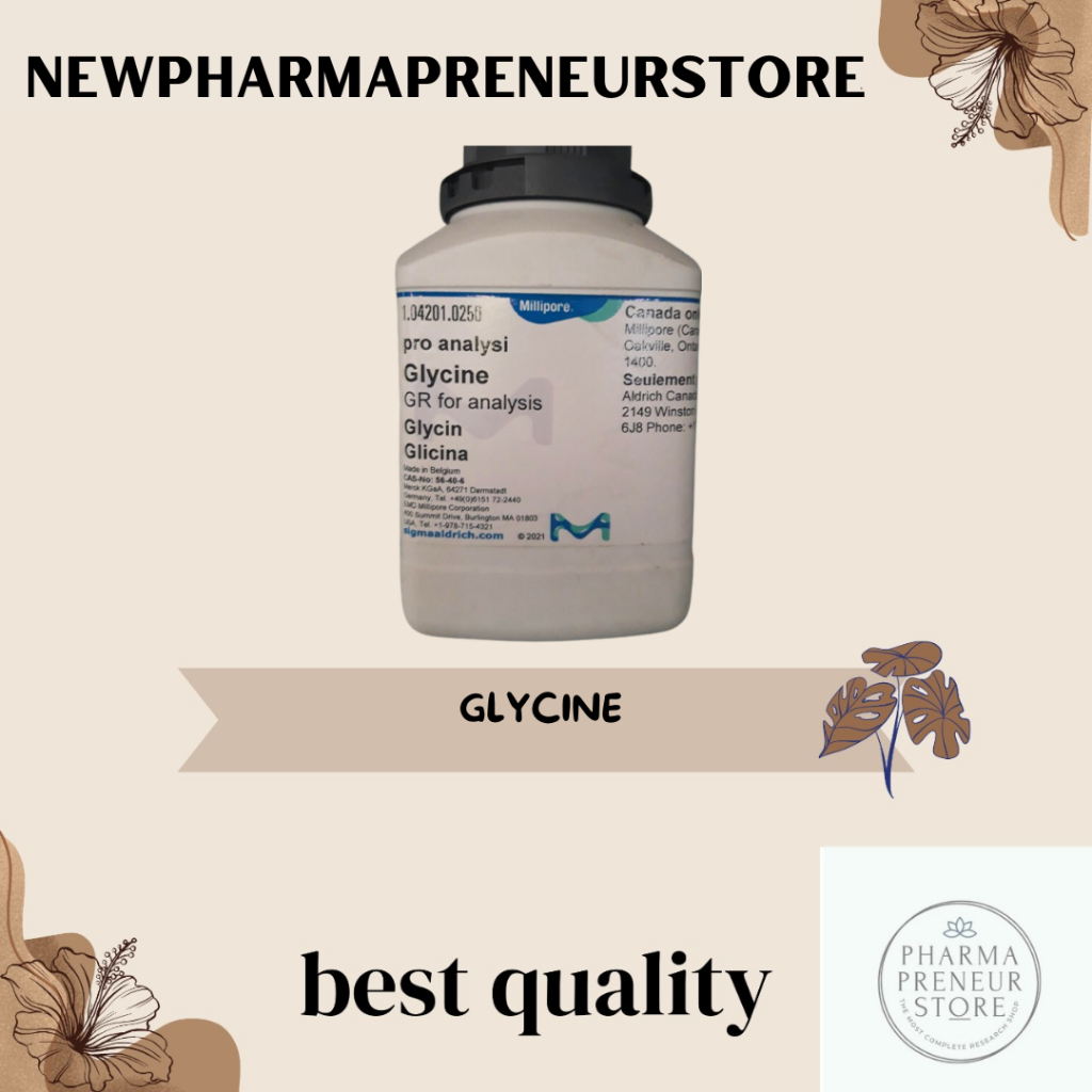 Jual GLYCINE PRO ANALISA MERCK KEMASAN 5 DAN 10 GRAM BEST QUALITY ...