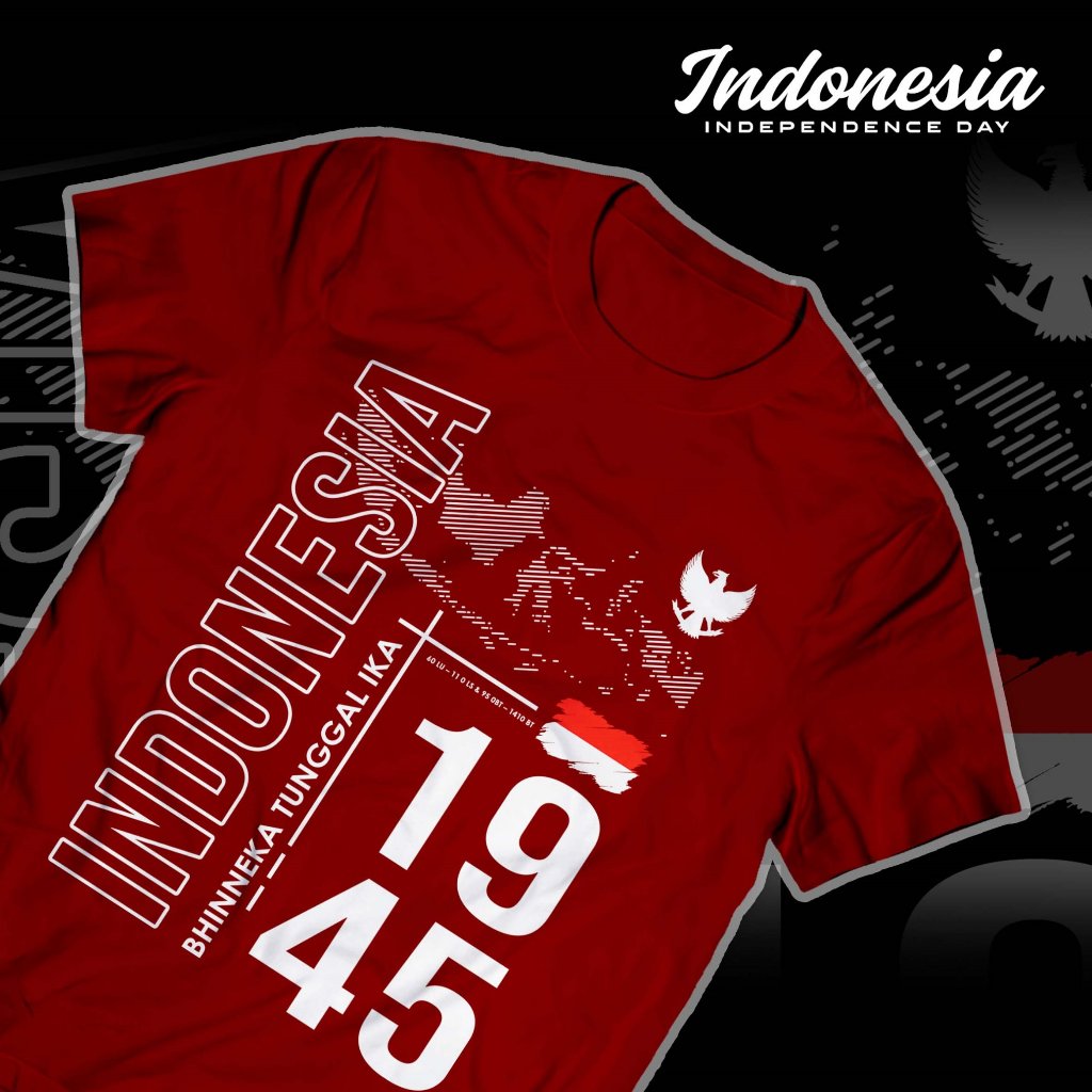 Jual Kaos HUT RI Ke 79 Kemerdekaan Indonesia Garuda 1945 Baju Seragam Agustusan Keluarga Couple ...