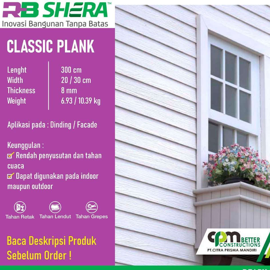 Jual RBShera Classic Plank 3 Meter | Shopee Indonesia