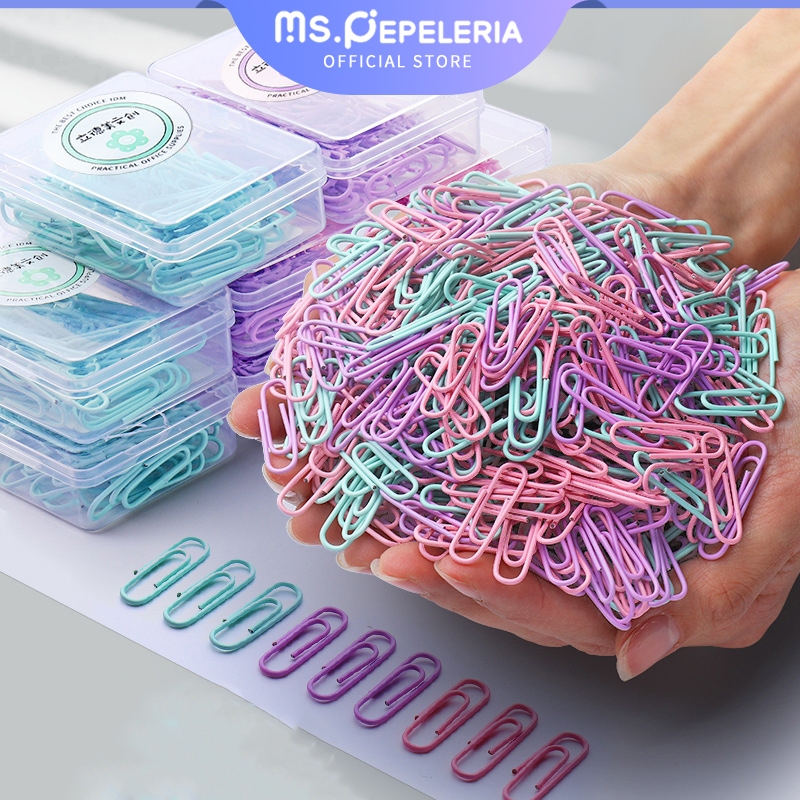 Jual klip kertas/Metalic paperclip/Penjepppit kertas/Paper Clip warna ...