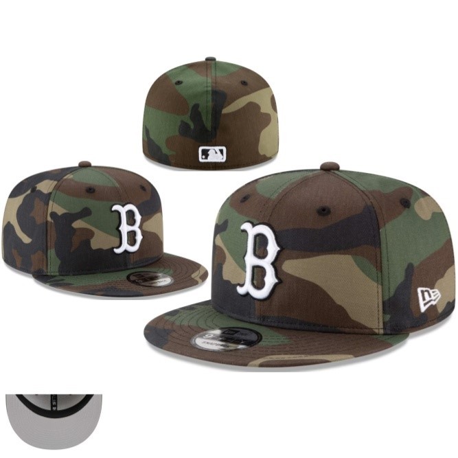Jual Topi Fitted Boston Camouflage Visor Grey Bordir Build Up Caps ...