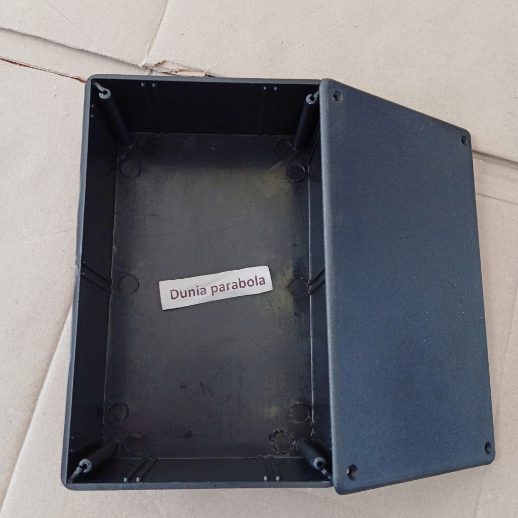 Jual Box kotak hitam plastik x6 box kx 6 tebal 18,5x11,7x6,5 cm ...