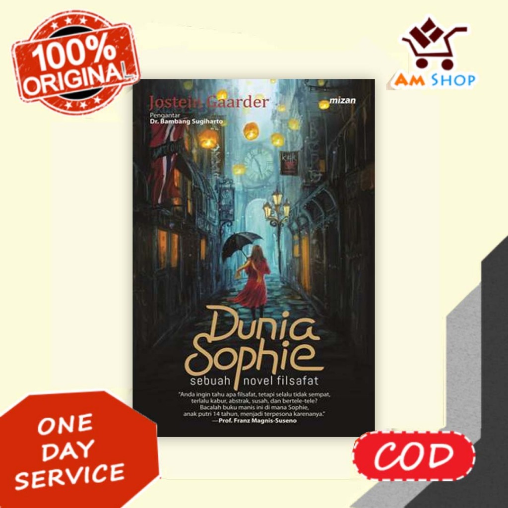 Jual Buku Buku Novel - Dunia Sophie - Jostein Gaarder - Mizan | Shopee Indonesia