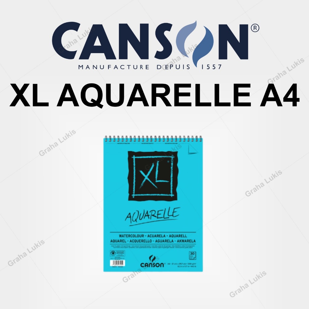 Jual CANSON XL AQUARELLE A4 Watercolor Book | Shopee Indonesia