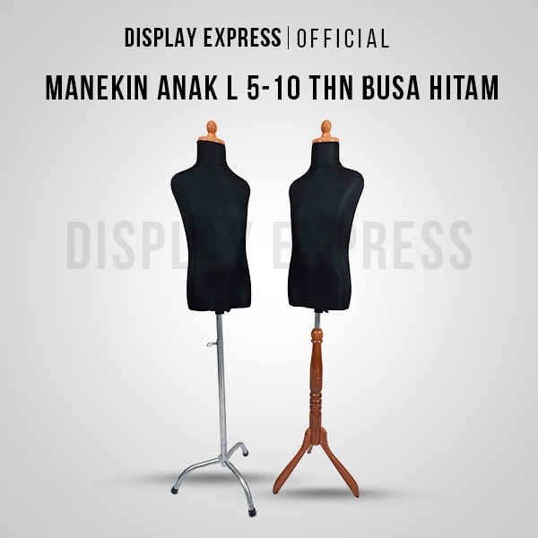 Jual Manekin / Patung Display Anak 5-10 thn Lapis BUSA Warna HITAM ...