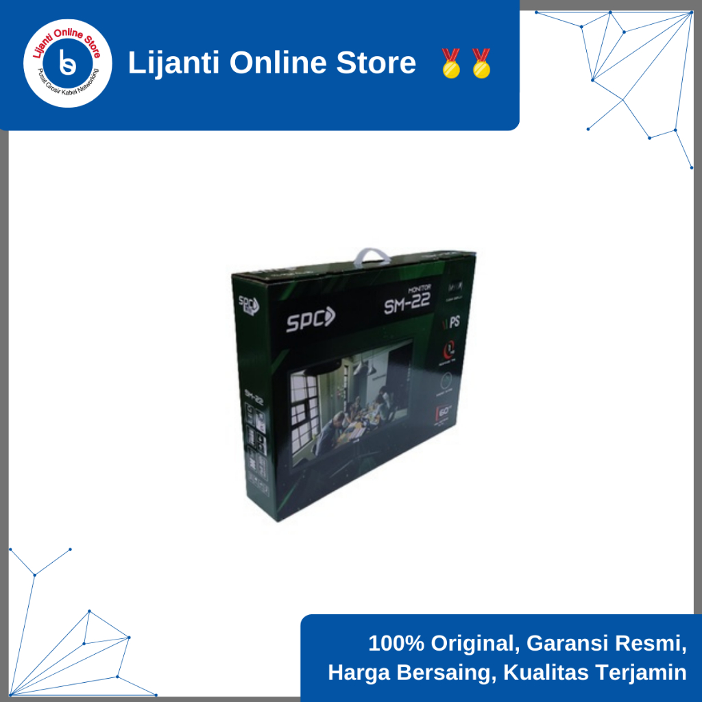 Jual SPC Monitor LED PC Gaming 22 Inch Garansi Resmi 1 Tahun | Shopee ...