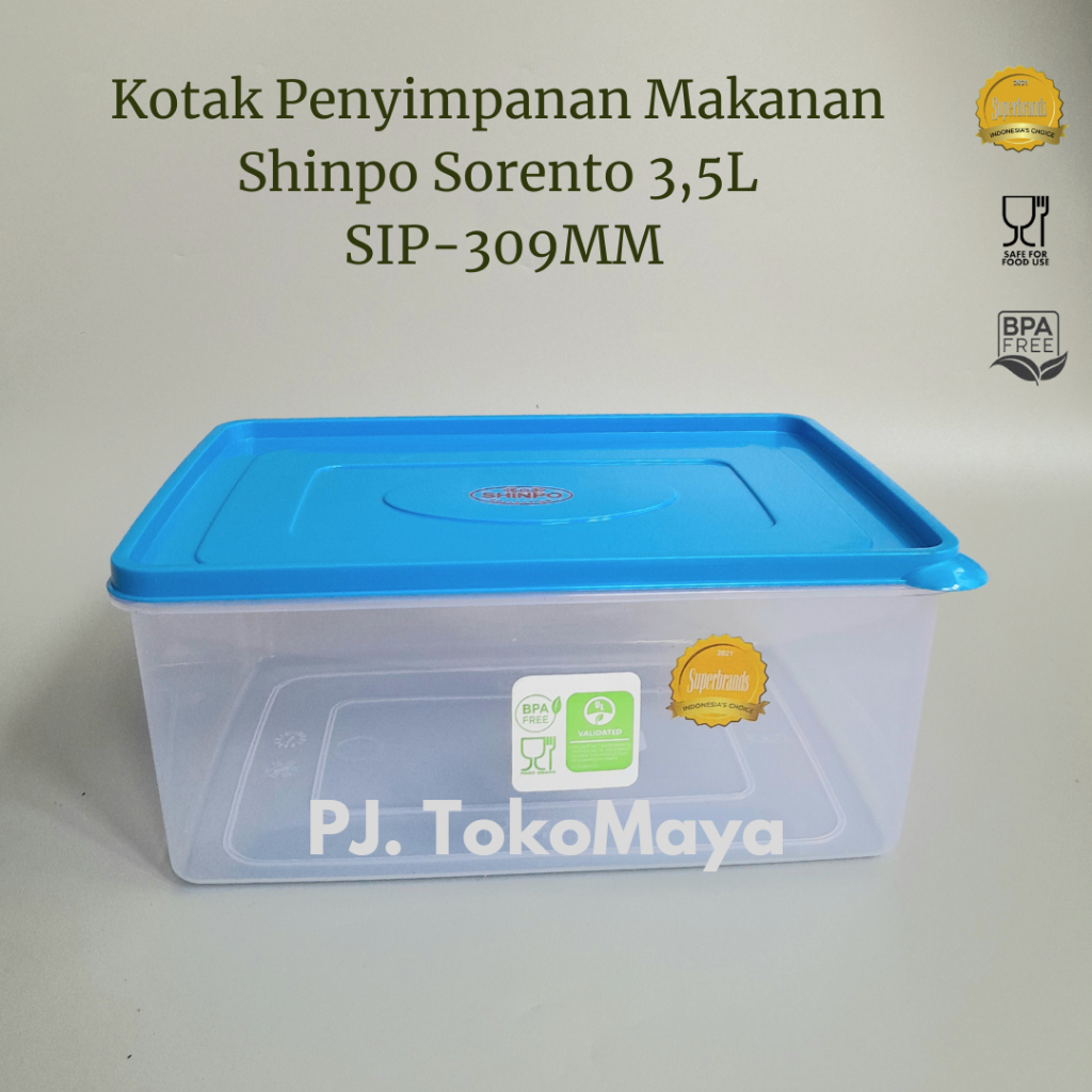 Jual SHINPO Kotak Penyimpanan Makanan Plastik Sorento Food Storage BPA ...