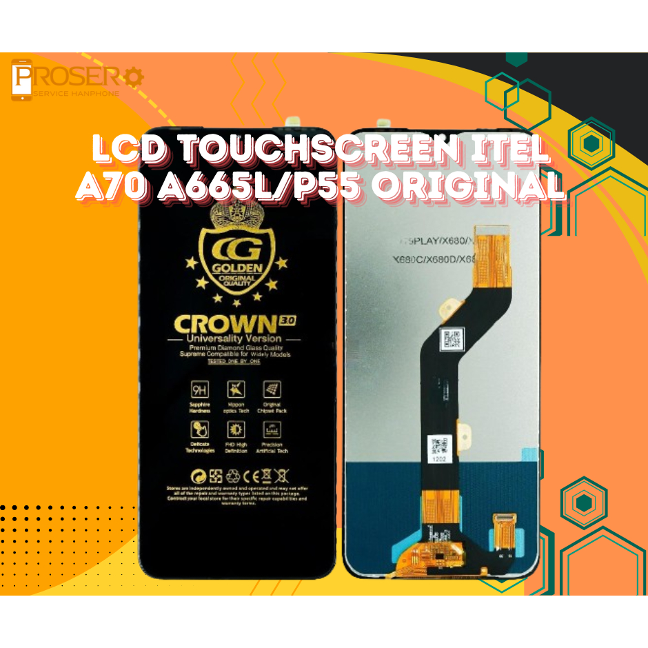 Jual LCD TOUCHSCREEN ITEL A70 A665L/P55 5G ORIGINAL | Shopee Indonesia