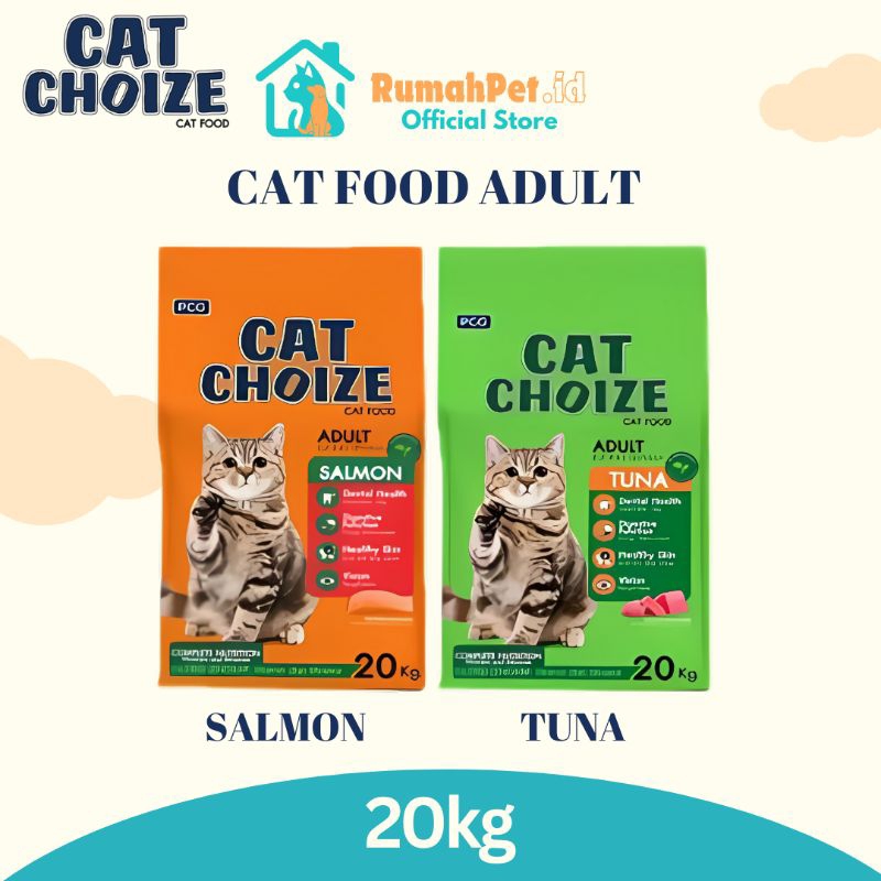 Jual Cat Choize Cat Food Adult 20kg Cat Choize Makanan Kucing Dewasa ...