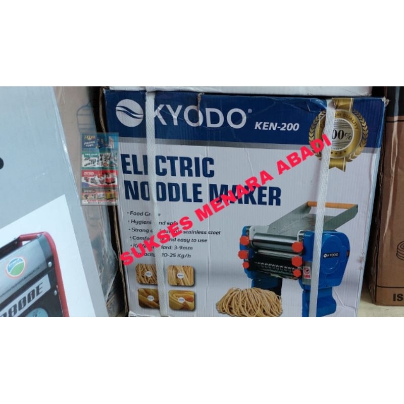 Jual Mesin Penggiling Mie Elektrik KYODO KEN-200/Noodle Marker Electric | Shopee Indonesia