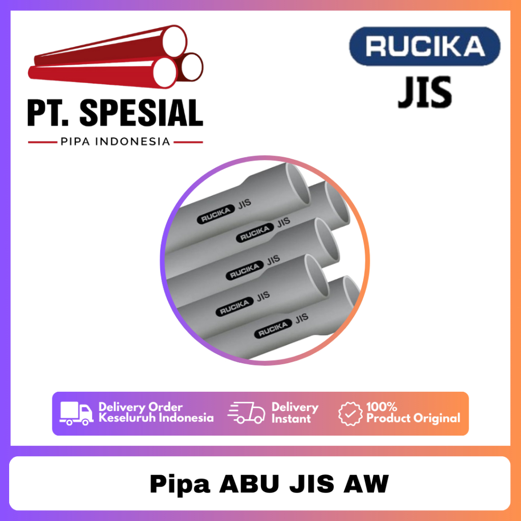 Jual Pipa PVC Abu JIS Rucika Type VP 2 Inch / Pipa JIS AW Rucika PerBatang 4Mtr - 09 | Shopee ...