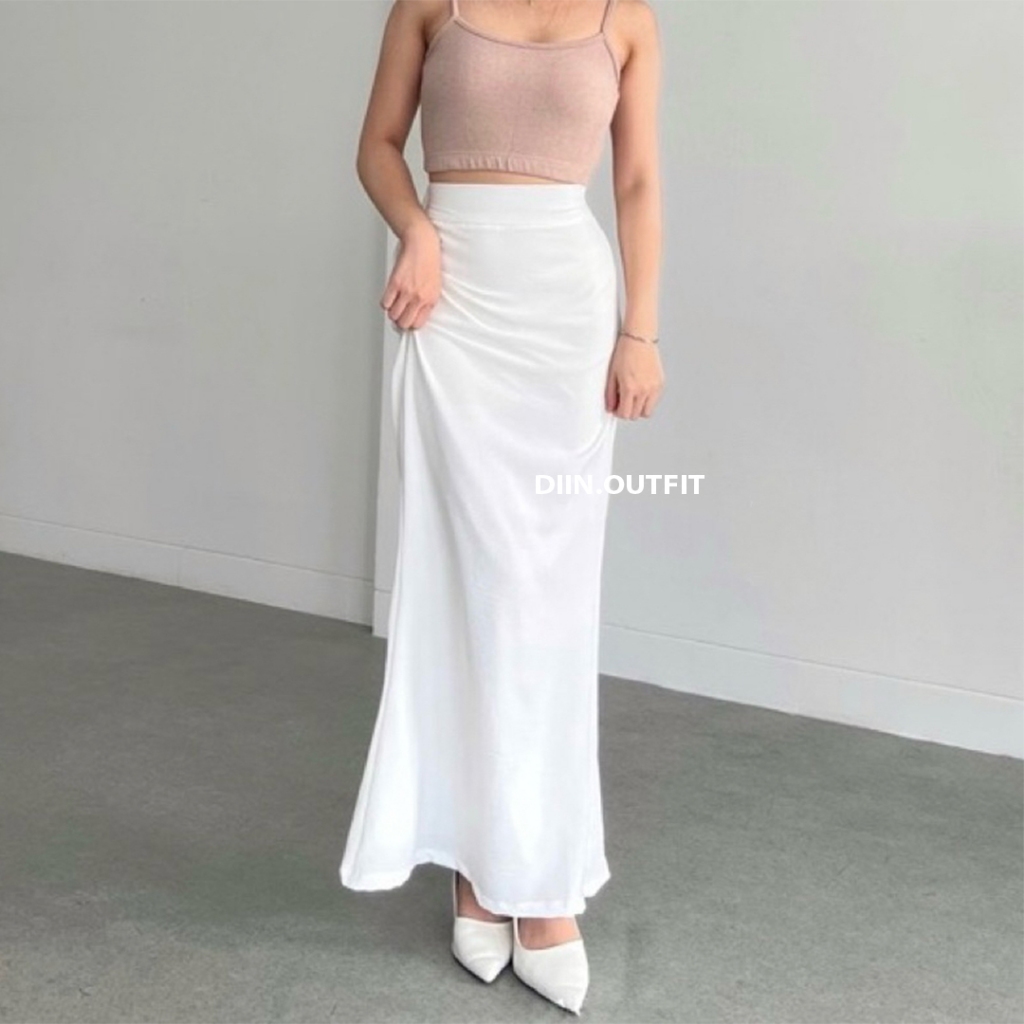 Jual Rok Flare Wanita Lunar Mermaid Maxi Skirt - Rok Kerja Kantor A ...