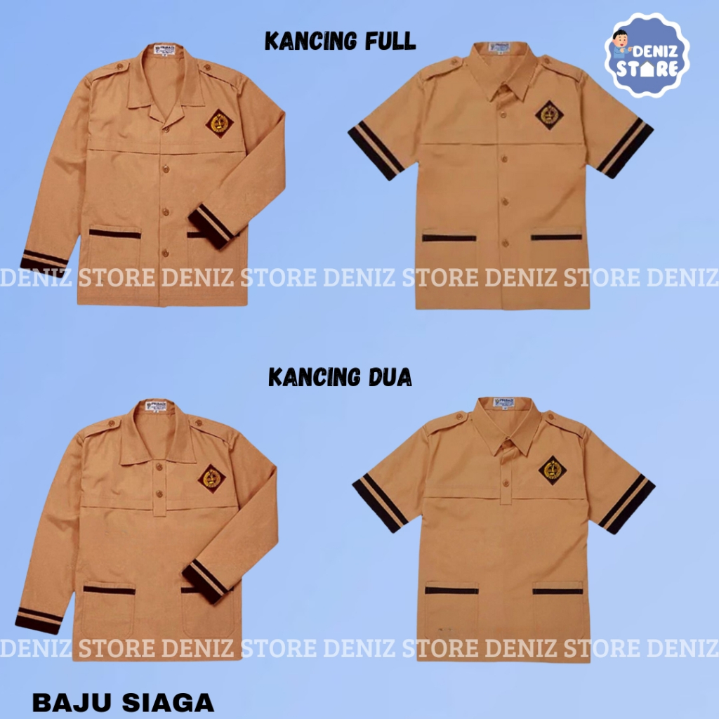 Jual Baju Seragam Pramuka Siaga SD MI Lengan Panjang Pendek Full ...