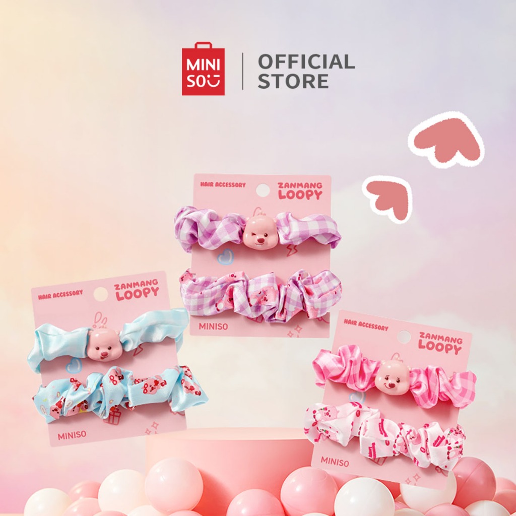 Jual Miniso x ZANMANG Loopy Collection Hair Ties Set Aksesoris Rambut ...