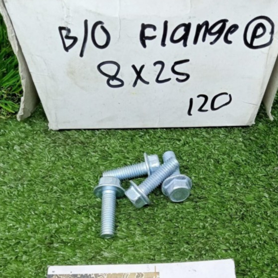 Jual BAUT FLANGE 8X25 / FLANGE BOLT | Shopee Indonesia