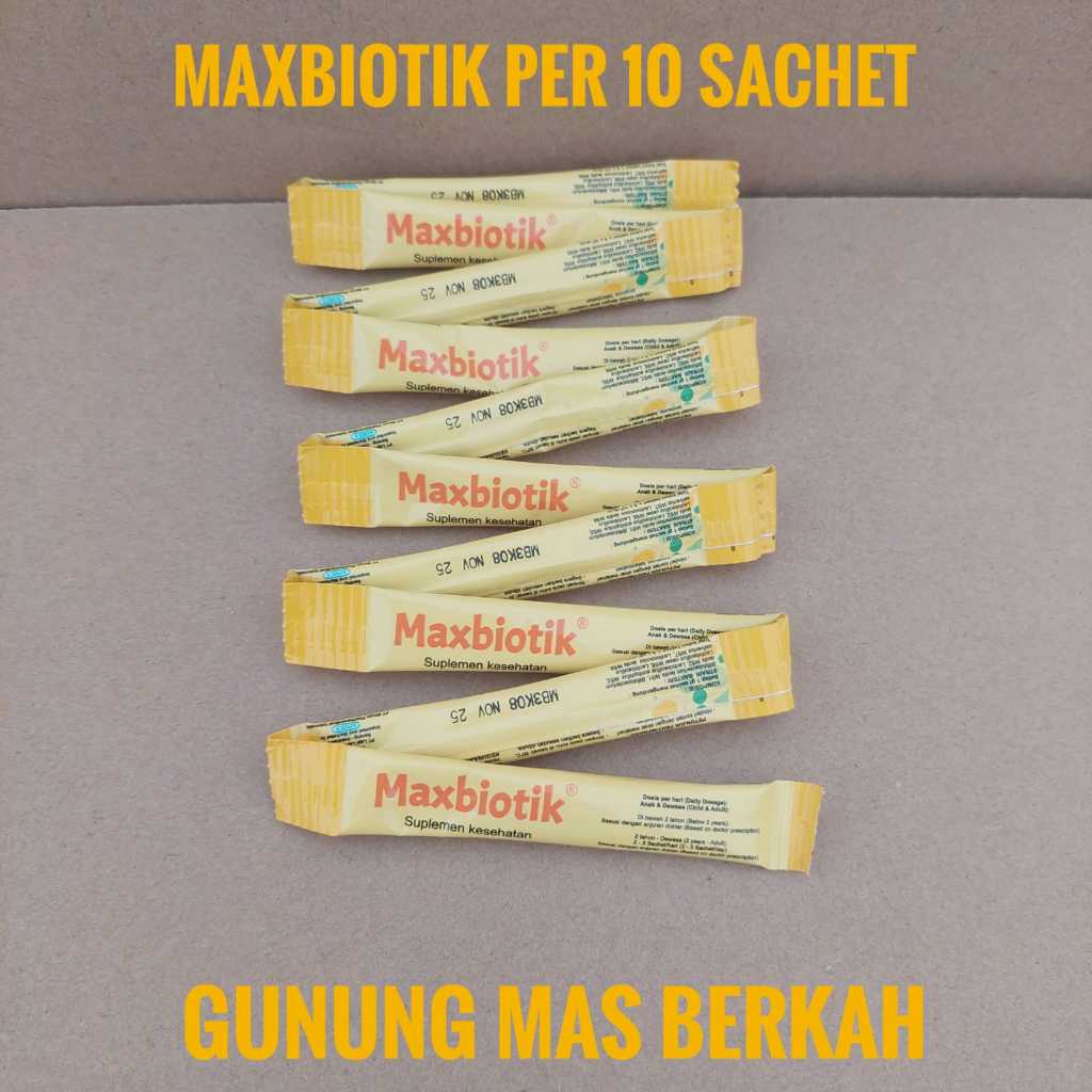 Jual MAXBIOTIK Maxbiotik maxbiotik - Memelihara Kesehatan Pencernaan ...