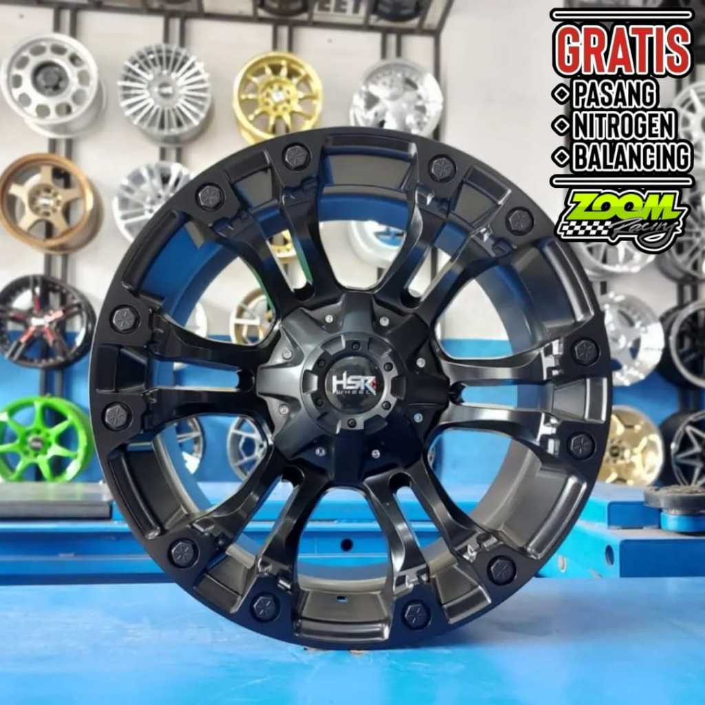 Jual Velg Mobil Mitsubishi Pajero Pelek HSR LUMBIS R20X9 PCD6X139,7 ...