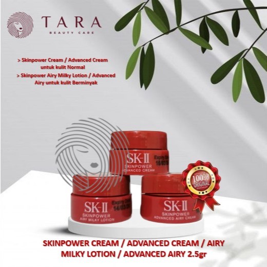 Jual SK II SK2 SKII SkinPower /Advanced Cream / Skinpower Airy MIlky ...