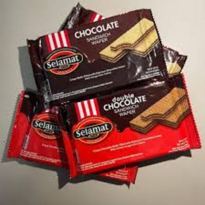 Jual selamat wafer chocolate 45 gr | Shopee Indonesia