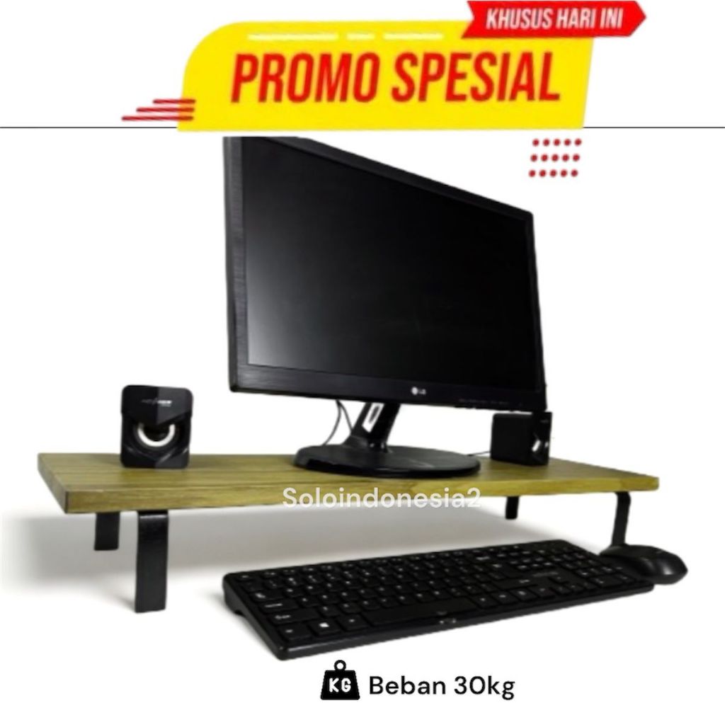 Jual Stand Monitor Komputer 60cm X 20cm - Stand Monitor, PC, dan Laptop ...