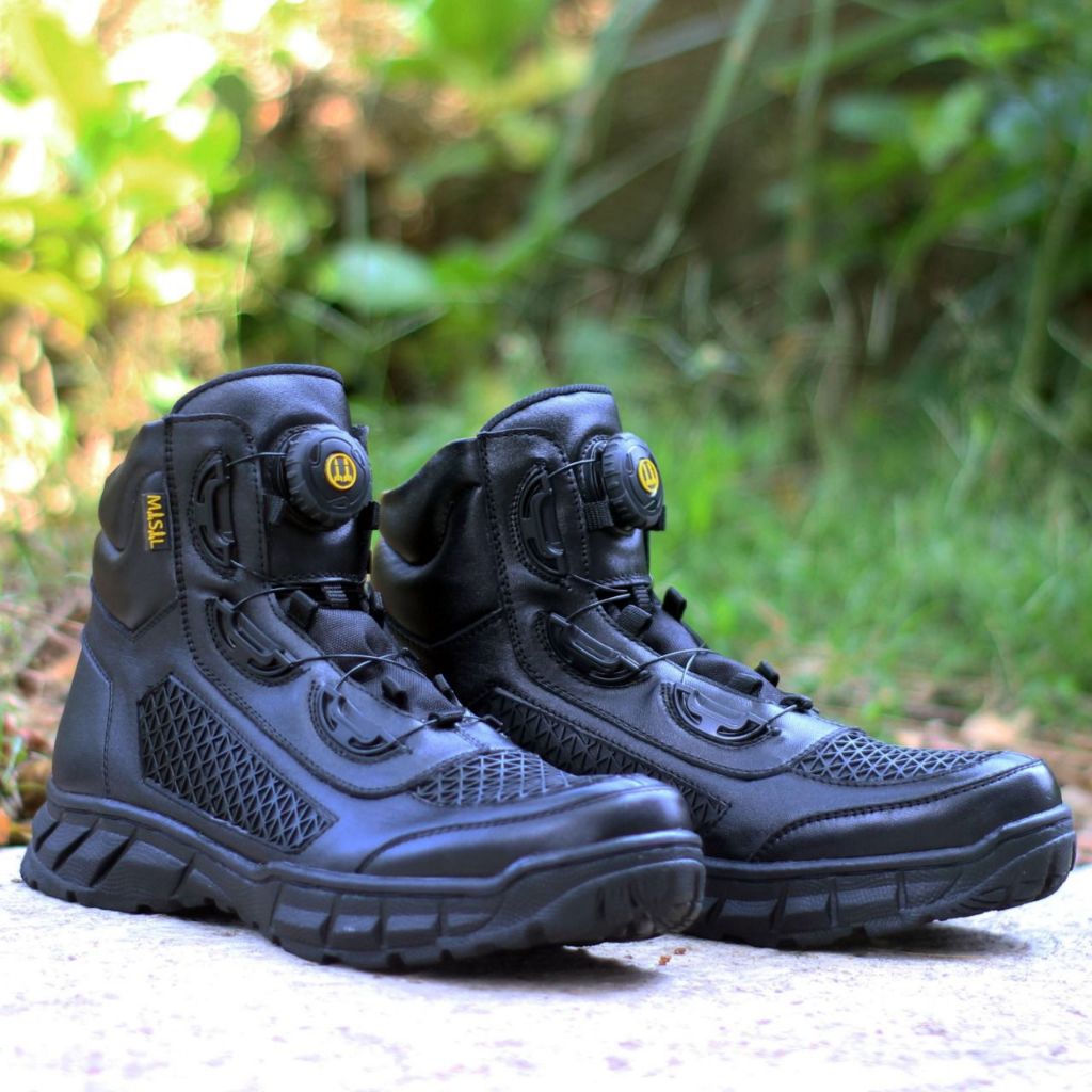 Jual Sepatu PDL PDH Tali Putar Polantas Paspampres Dishub 6 inch Model ...