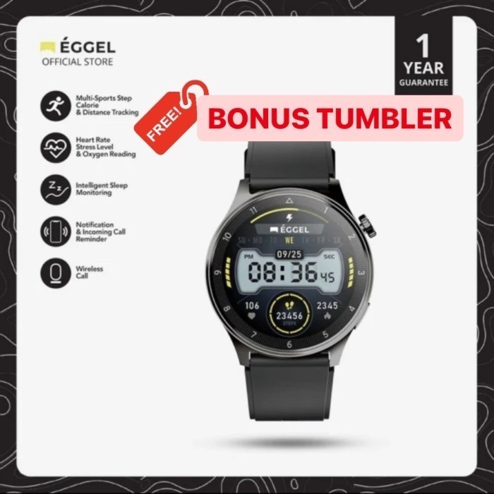 Jual Eggel Tempo 4R Smart Watch Wireless Call Health Manager Band ...