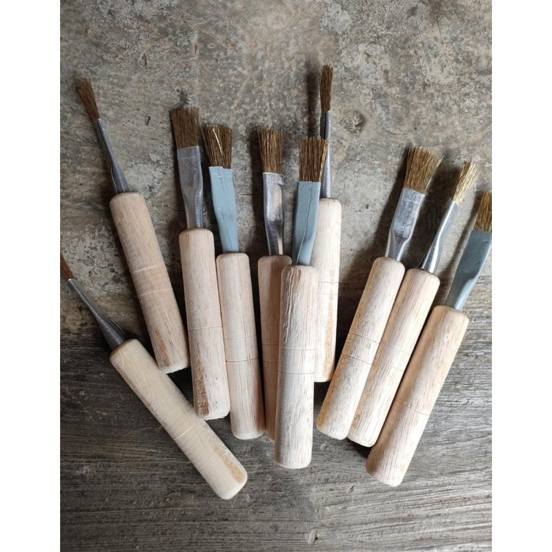 Jual KUAS KAWAT BULAT GAGANG KAYU MURAH // KUAS KAWAT GAGANG KAYU BULAT ...