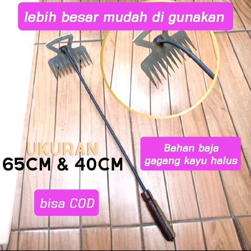 Jual Alat Pencabut Rumput Liar / Weeding Garu Harrow Manual 11 gigi ...