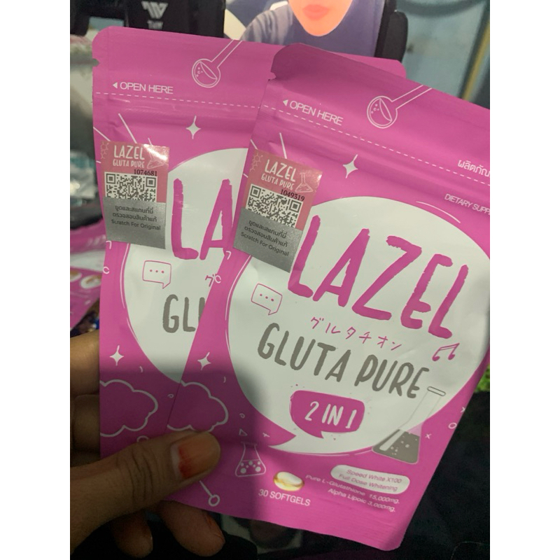 Jual Lazel Gluta pure 2 in1 | Shopee Indonesia