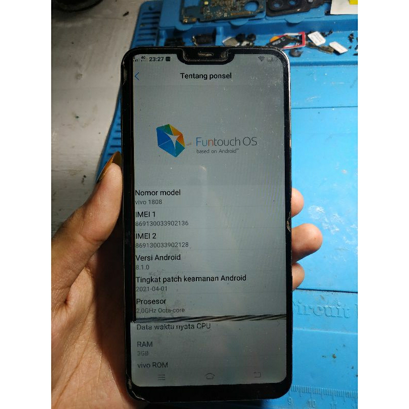 Jual MESIN ONLY VIVO Y81 (1808) HIDUP NORMAL | Shopee Indonesia